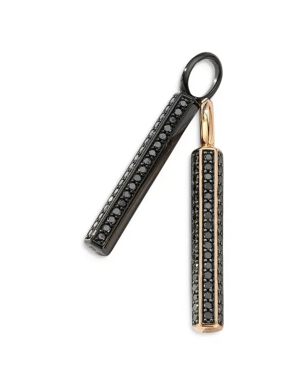 Walters Faith 18k Gold Diamond Grant Hexagon Bar Pendant