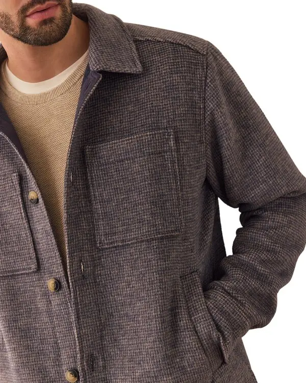 Marine Layer Textured Shirt Jacket