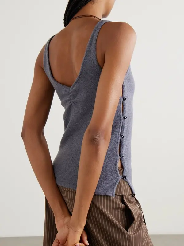 DEIJI STUDIOS Gathered Recycled Knitted Tank