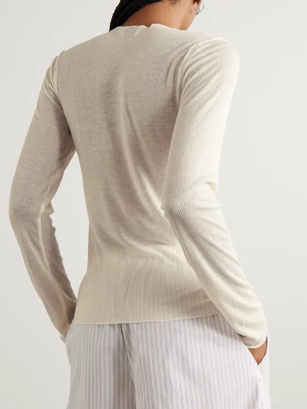 DEIJI STUDIOS Ribbed Ecovero™-blend Top