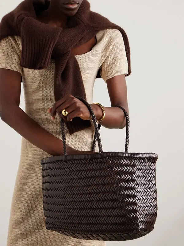 Dragon Diffusion Bamboo Triple Jump Tote - Brown