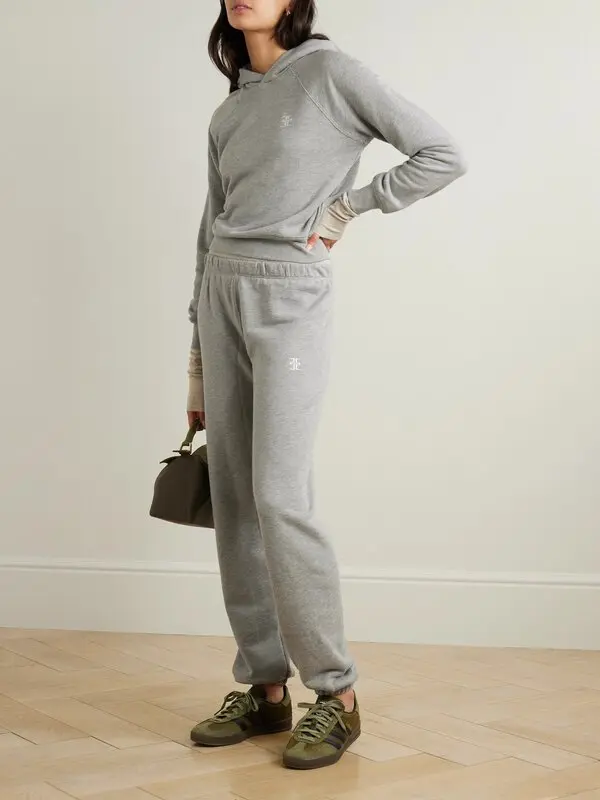 Eterne Embroidered Cotton-blend Hoodie
