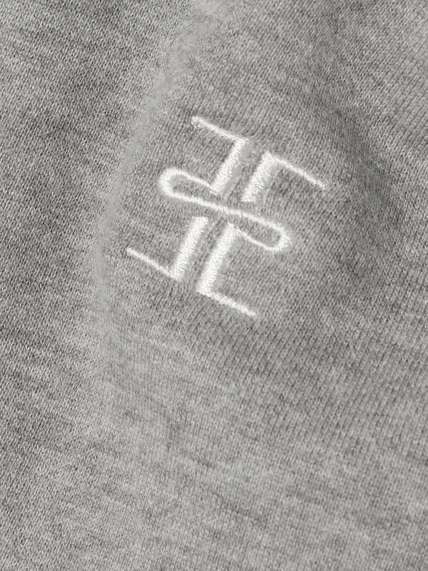 Eterne Embroidered Cotton-blend Hoodie