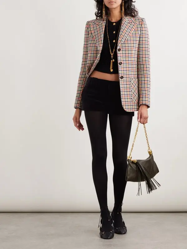 Chloé Cotton-velvet Tailored Shorts