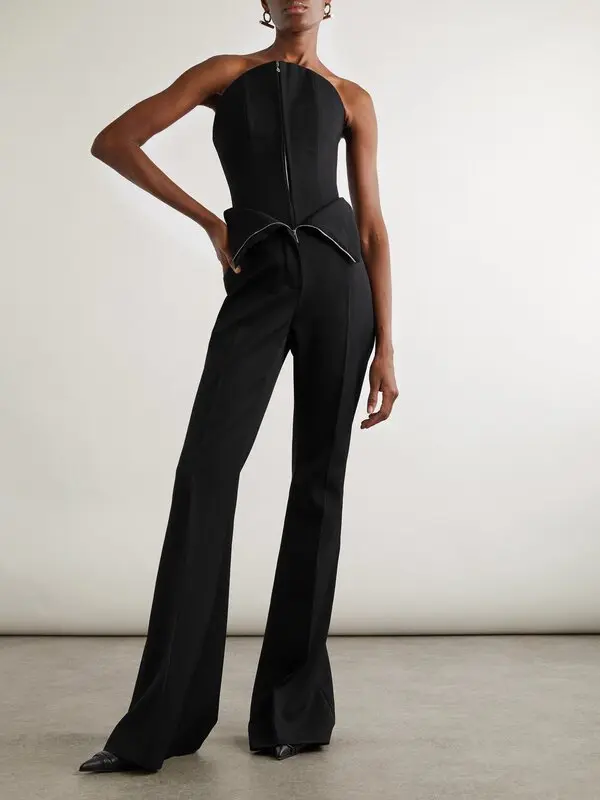 Alexander McQueen Wool-twill Flared Pants