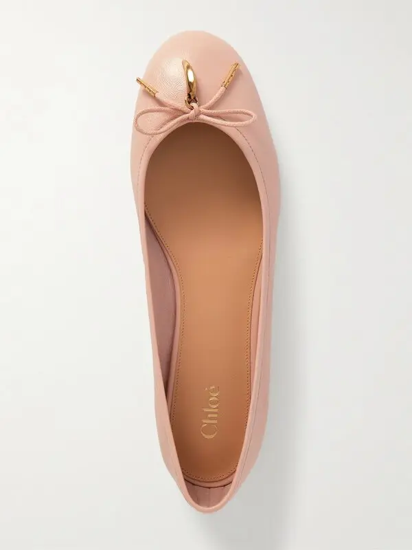 Chloé Iris Leather Ballet Flats