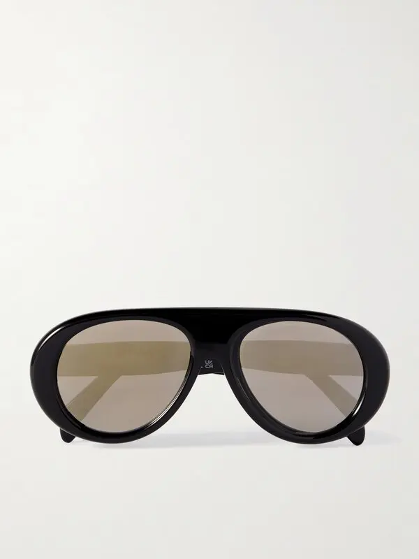 Celine Aviator-style Sunglasses - Black