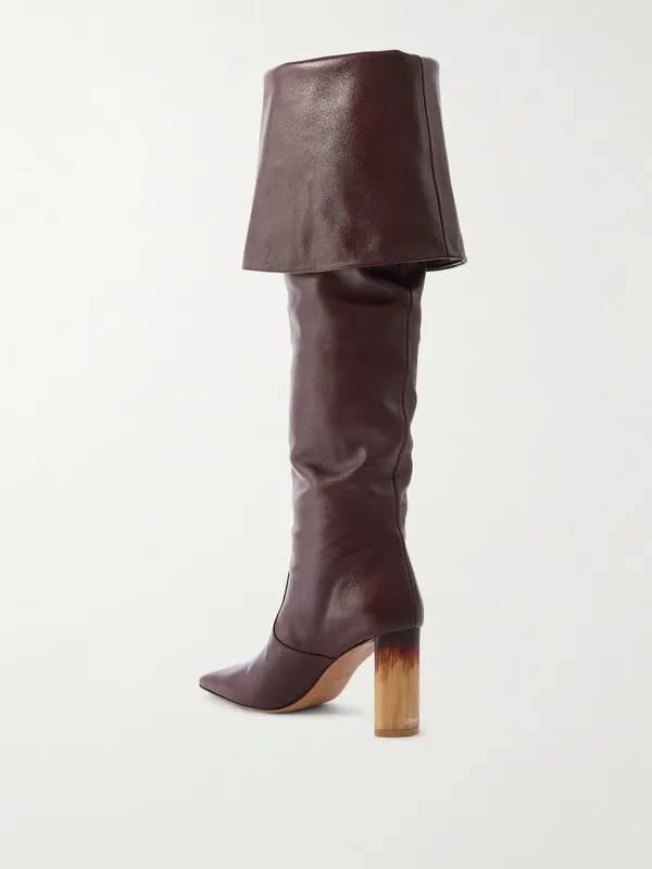 Chloé Georgia Leather Knee Boots