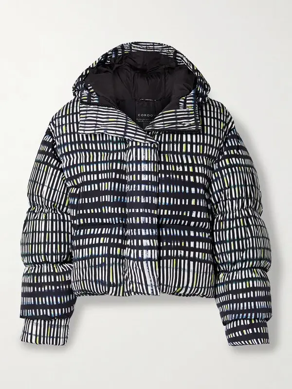 Cordova Aomori Printed Quilted Down Ski Jacket