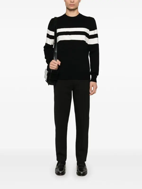 Karl Lagerfeld Monogram Jacquard Sweater