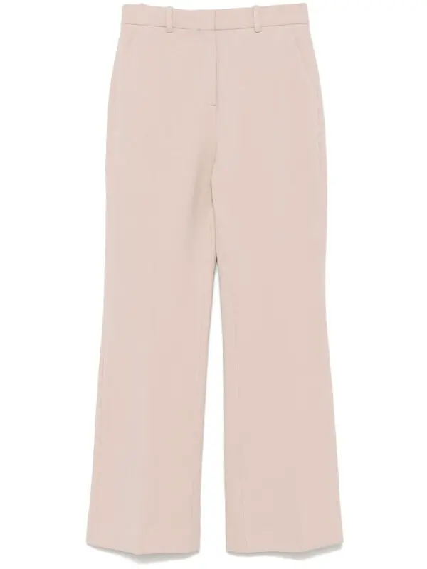 CIRCOLO 1901 Fleece Flared Trousers - Neutrals