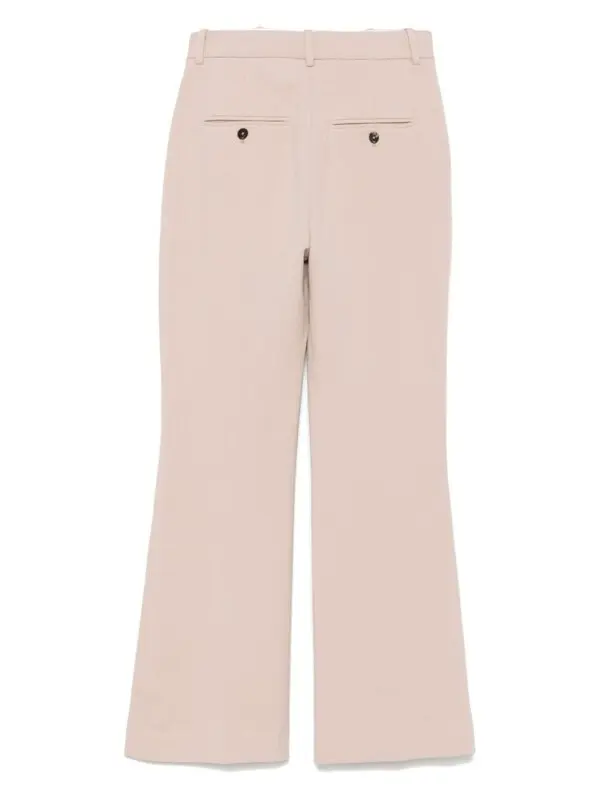 CIRCOLO 1901 Fleece Flared Trousers - Neutrals