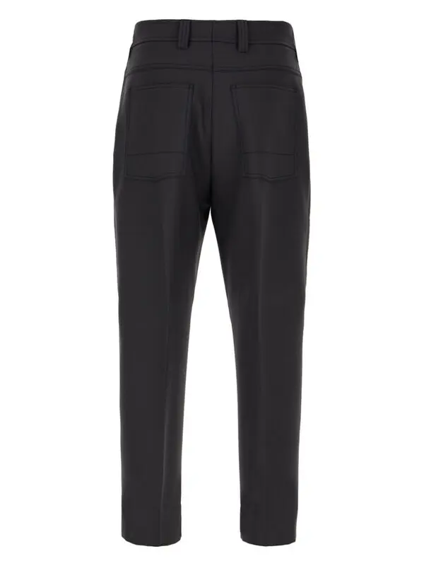 Zegna Wool Tapered Trousers