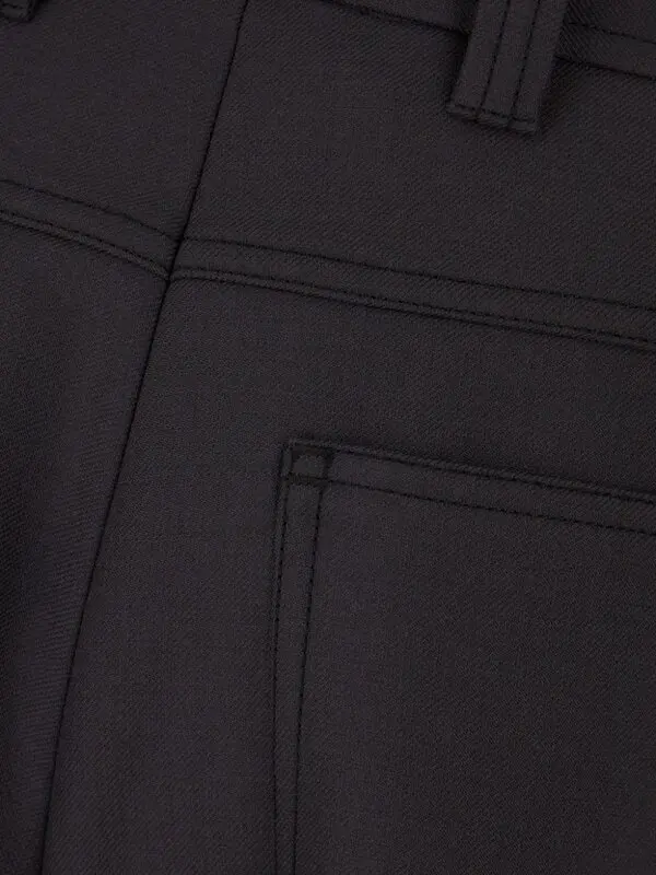 Zegna Wool Tapered Trousers