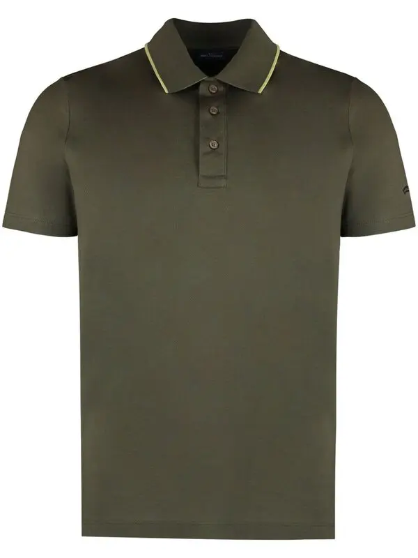 Paul & Shark Cotton Polo Shirt - Green