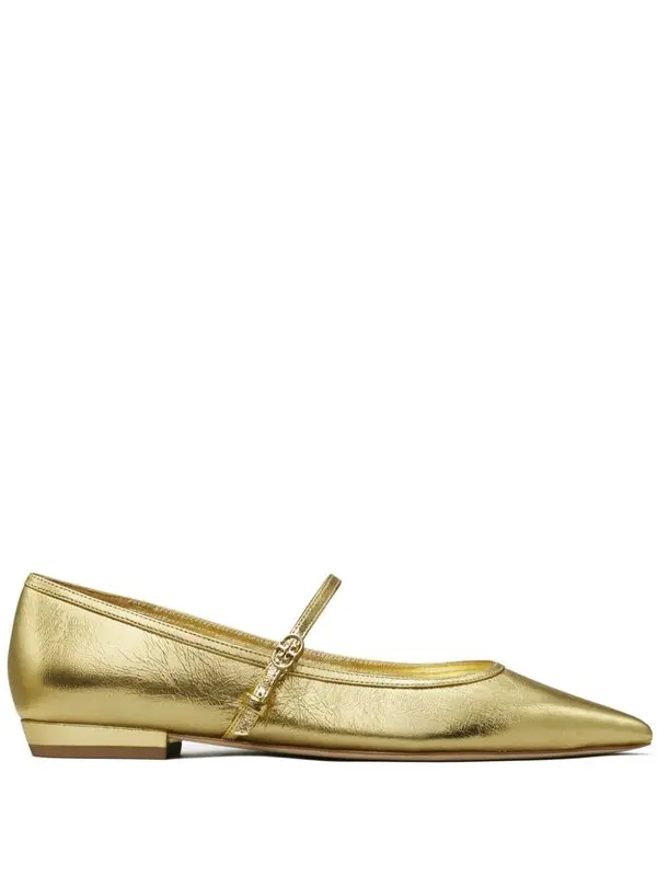 Tory Burch Mary Jane Ballerina - Gold