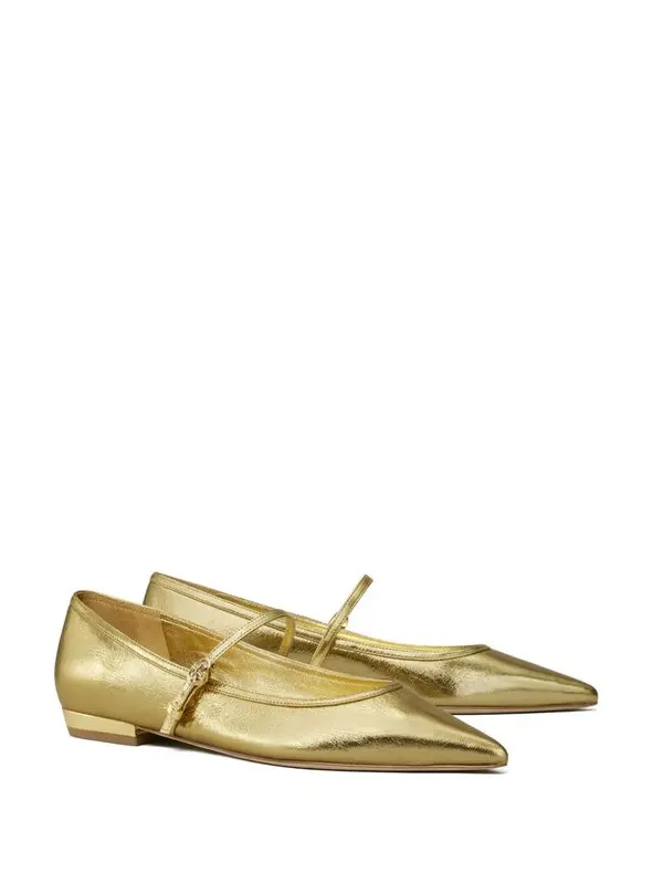 Tory Burch Mary Jane Ballerina - Gold