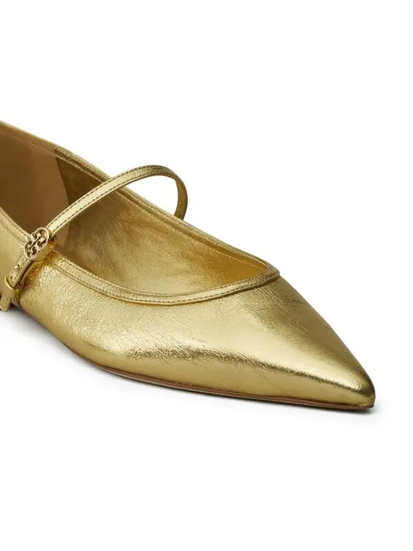 Tory Burch Mary Jane Ballerina - Gold