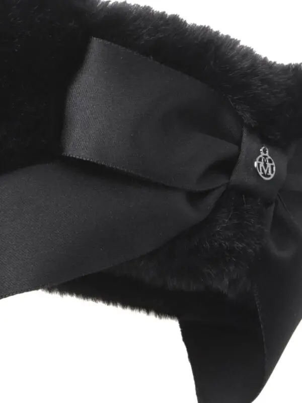 MAISON MICHEL Zaza Ear Muffs - Black