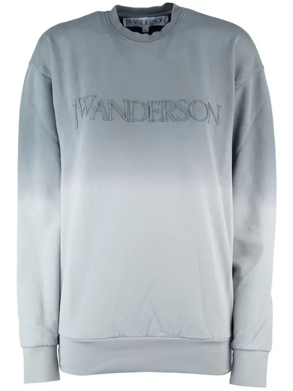 JW Anderson Logo-embroidered Sweatshirt - Grey