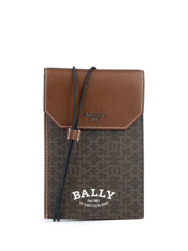 Bally Neck Strap Wallet - Brown