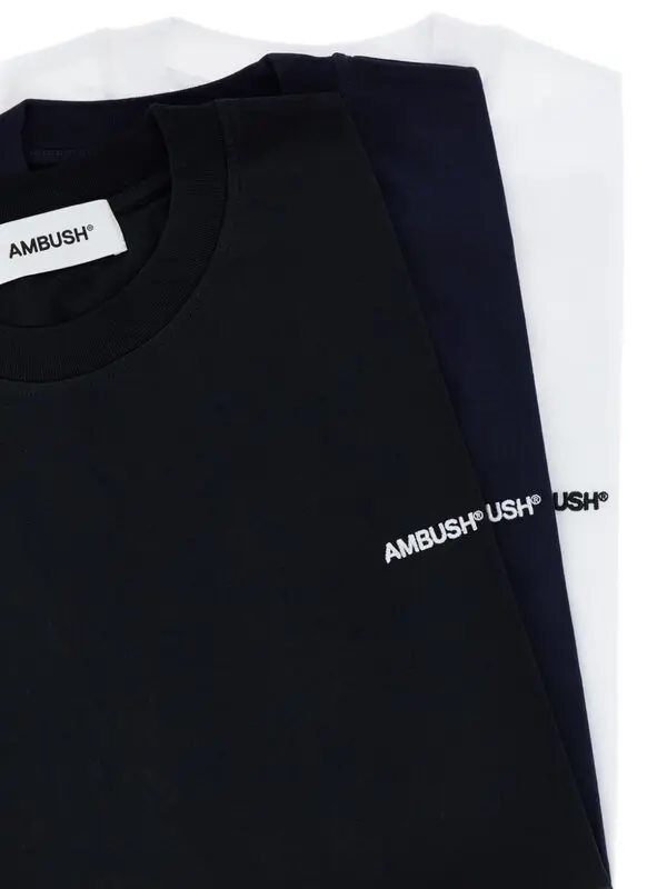 AMBUSH Pack Of Two Cotton T-shirts - Black