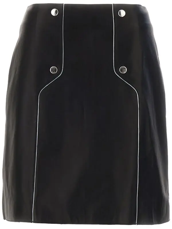 Hugo Leather Mini Skirt