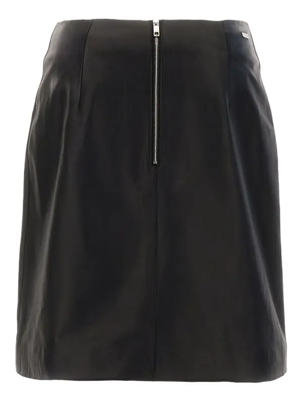 Hugo Leather Mini Skirt