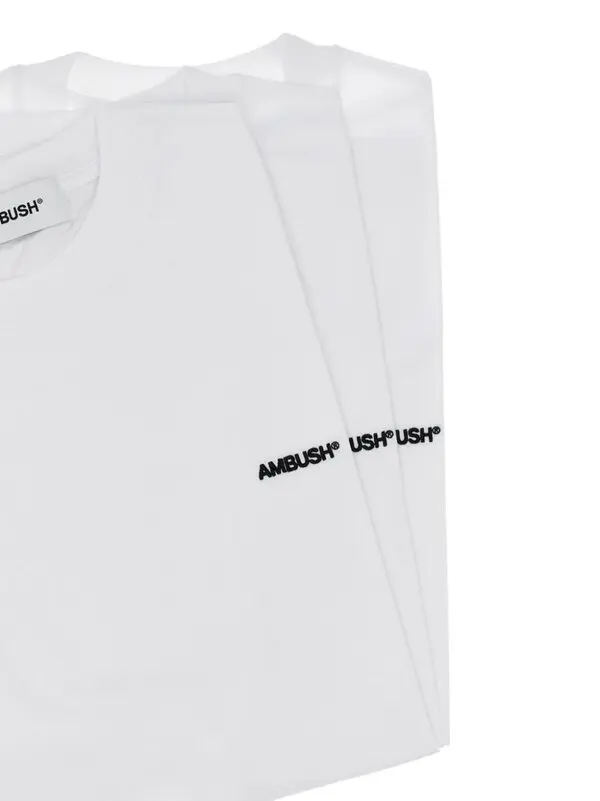 AMBUSH Set Of Three Cotton T-shirts - White