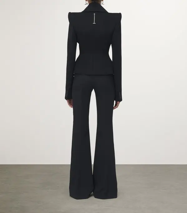 Alexander McQueen Wool-cashmere Double-breasted Blazer