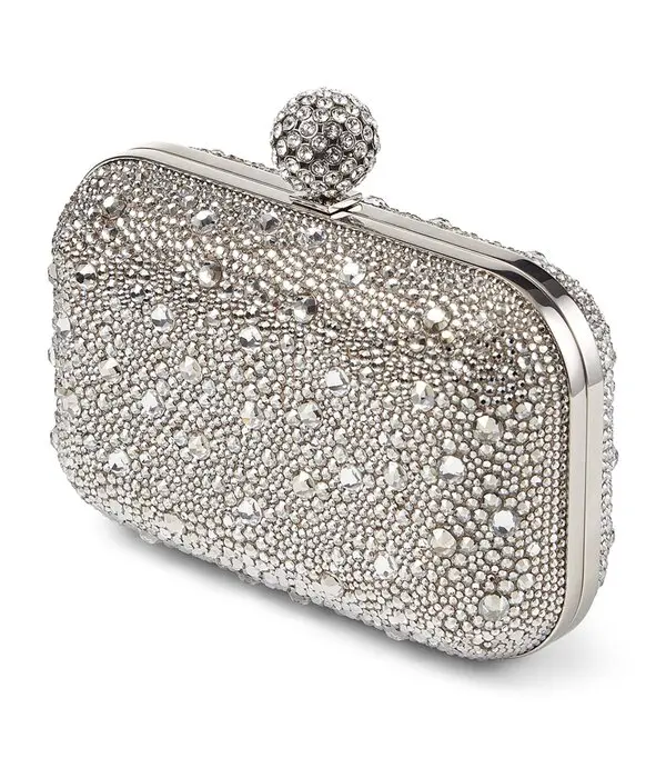 JIMMY CHOO Cloud Crystal-embellished Clutch