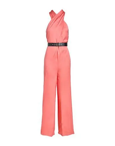VICOLO Halterneck Jumpsuit - Salmon Pink