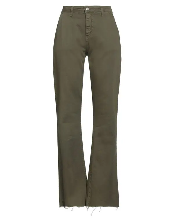 HAVEONE Flared Gabardine Trousers
