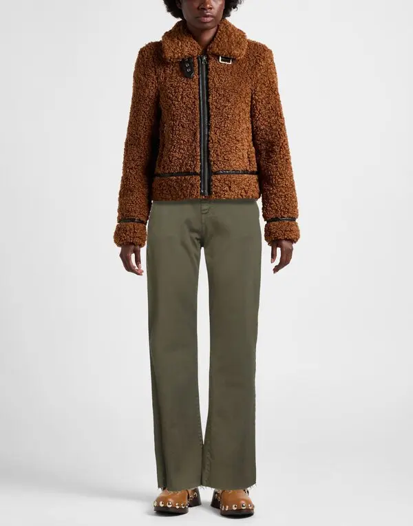 HAVEONE Flared Gabardine Trousers