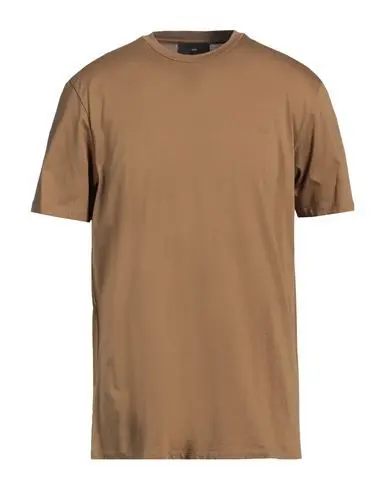 LIU •JO MAN T-shirt Light Brown Size Cotton