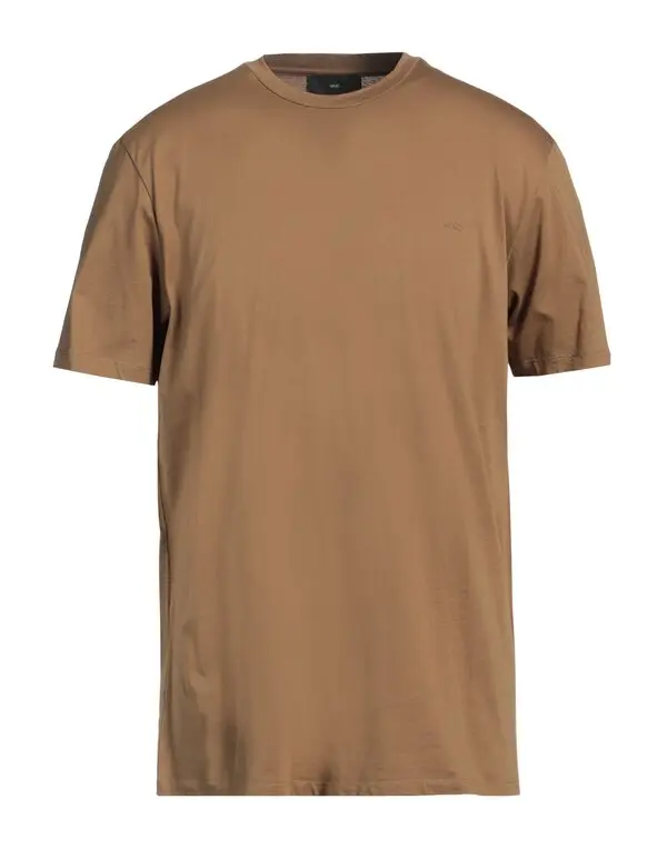 LIU •JO MAN T-shirt Light Brown Size Cotton