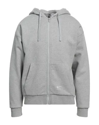Nike Cotton Polyester Sweatshirt With Zipper - Grey