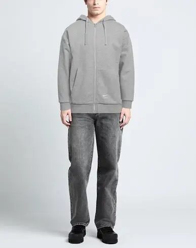 Nike Cotton Polyester Sweatshirt With Zipper - Grey