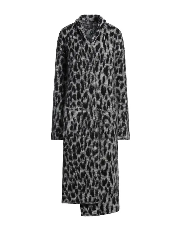 Zadig&Voltaire Leopard Print Knit Cardigan - Black