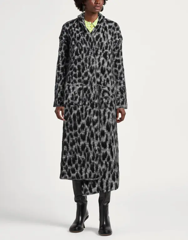 Zadig&Voltaire Leopard Print Knit Cardigan - Black