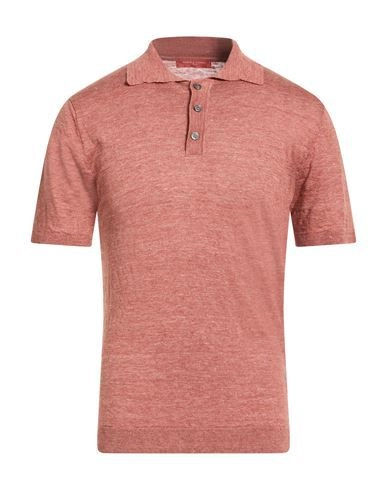 DANIELE FIESOLI Polo Shirt Size Linen - Red