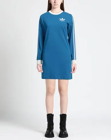 gucci adidas blue dress Gucci Adidas x Gucci Striped Cotton Shirt Blue main image 0