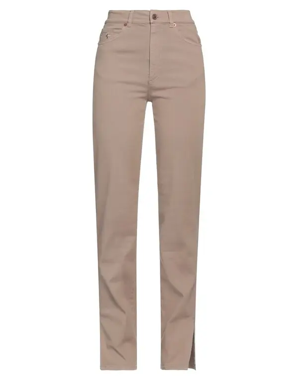 European Culture Jeans Size Cotton, Polyester, Elastane - Beige