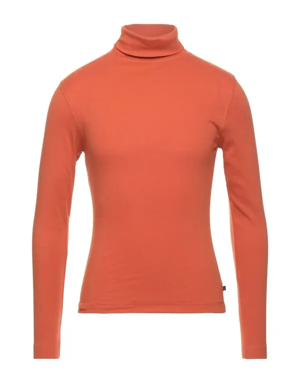 OXER Long Sleeve Turtleneck Top - Orange