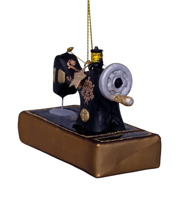Harrods Vintage Sewing Machine Tree Decoration