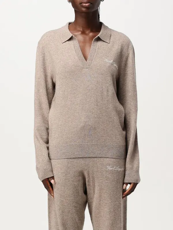 Karl Lagerfeld Polo Shirt - Beige