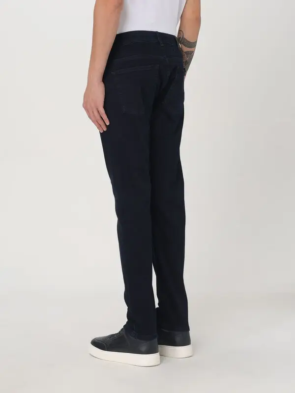 Versace Dark Wash Straight Leg Jeans - Navy