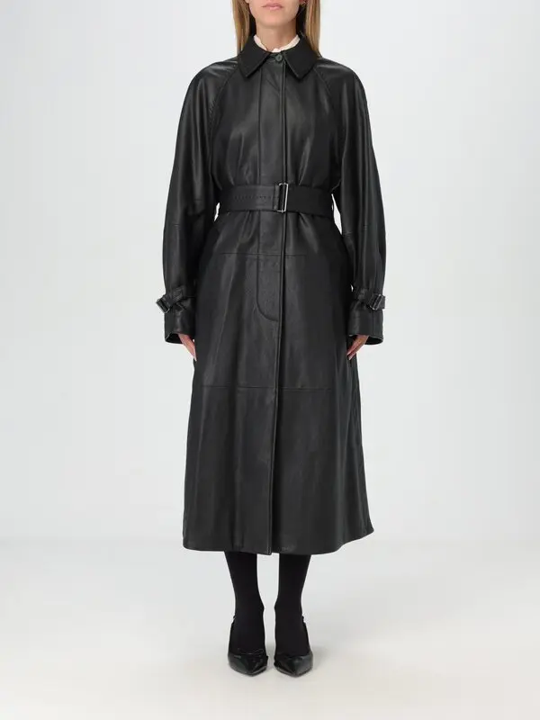 Max Mara Belted Trench Coat - Black