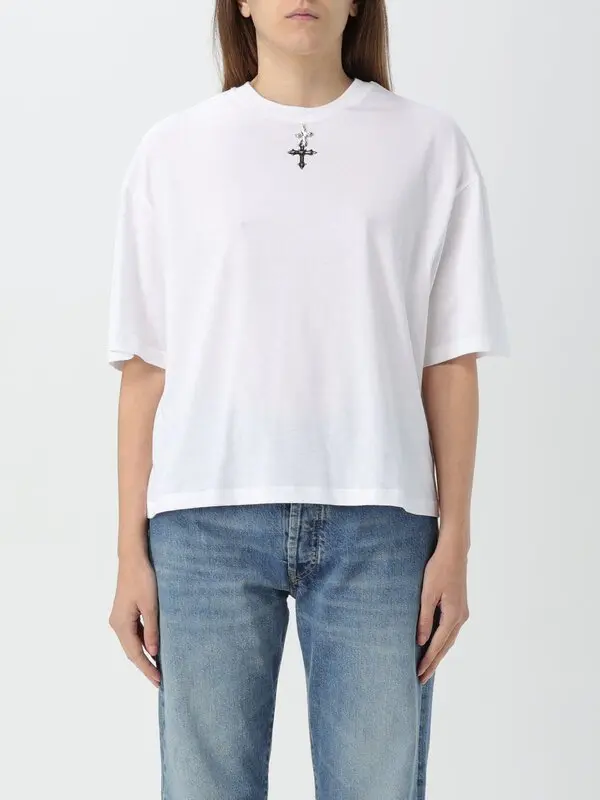 CHIARA FERRAGNI Embellished T-shirt - White