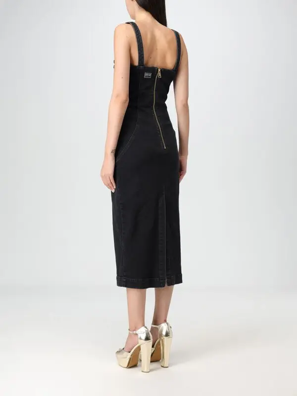 Versace Denim Bustier Dress